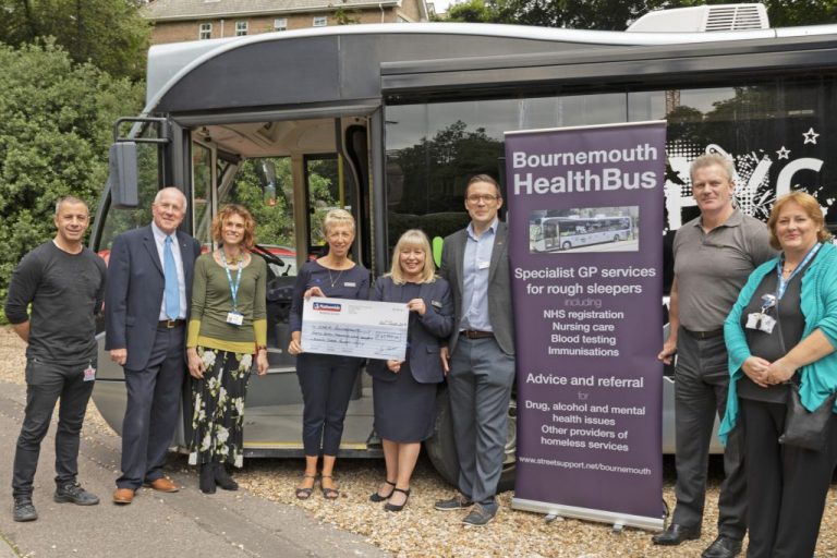 HealthBus drop-in clinic for the homeless, supported by YMCA ...